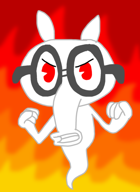 Angry Ghost Sniffles - ibisPaint