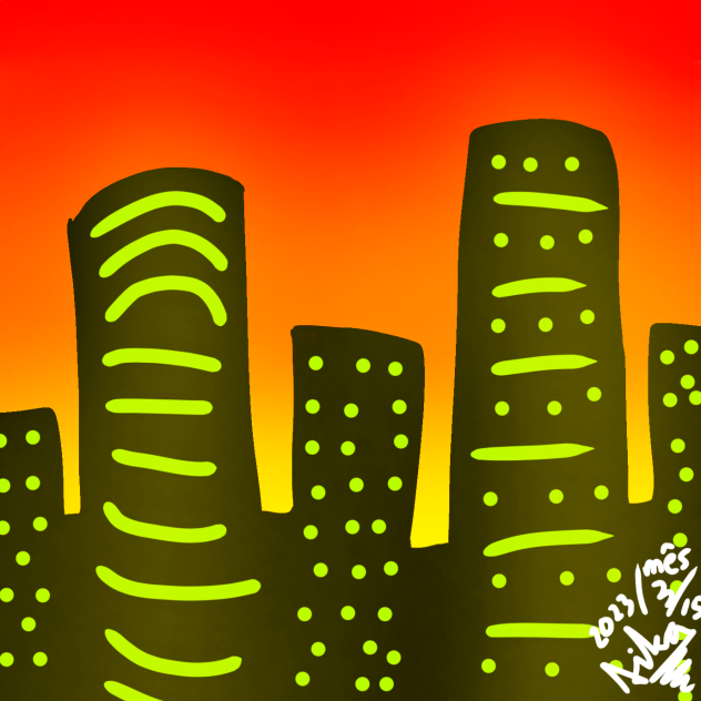 por do sol 🌇 - ibisPaint