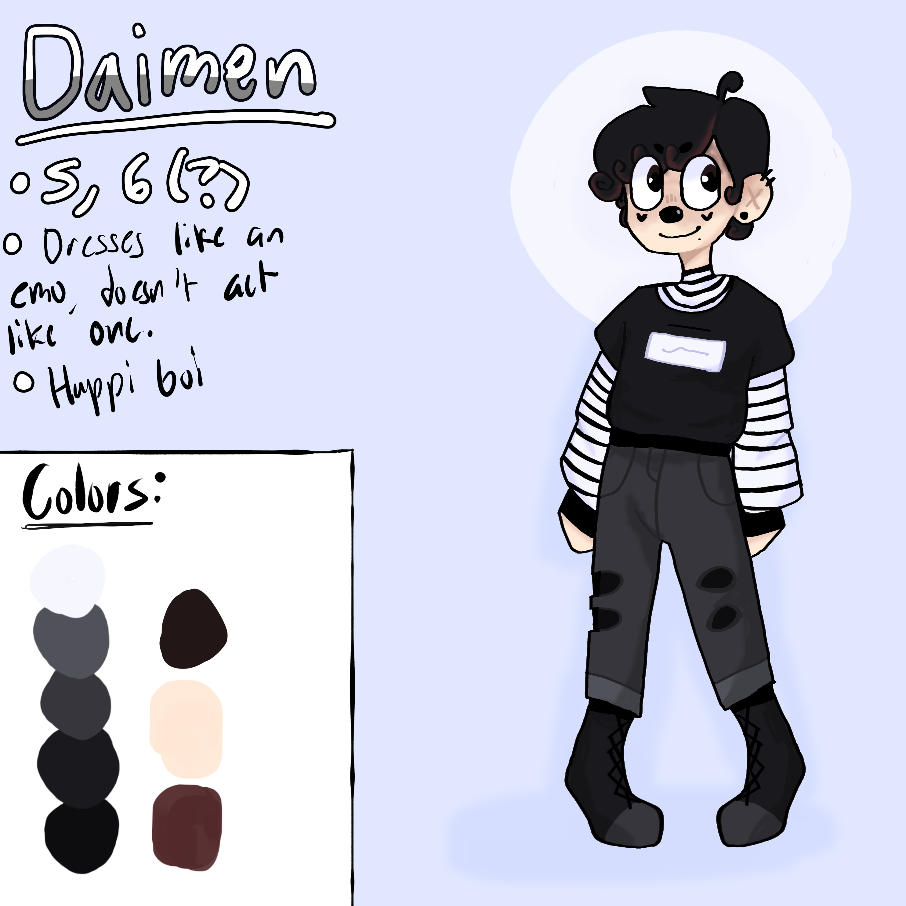 🤍🖤 Damien Ref 🖤🤍 - ibisPaint
