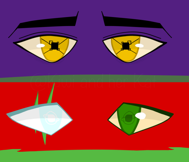 Raph & Donnie Eyecolor HC’s! - ibisPaint