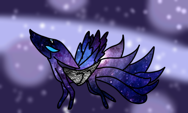 Galaxy Wolf - ibisPaint