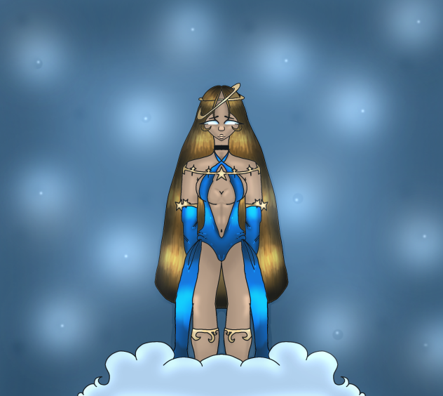 💙🤍 goddess 🤍💙 - ibisPaint
