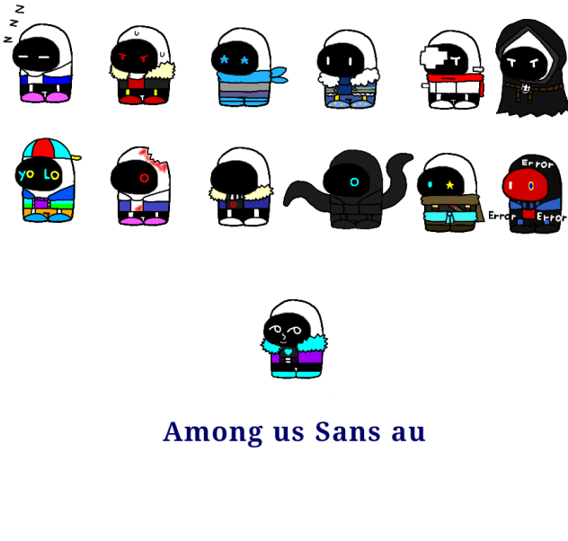 Among us Sans au - ibisPaint