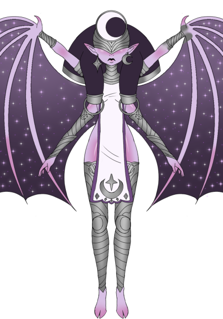 Moon goddess (concept) - ibisPaint