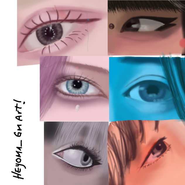 práctica de ojos - ibisPaint