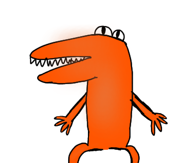 orange rainbow friends - ibisPaint