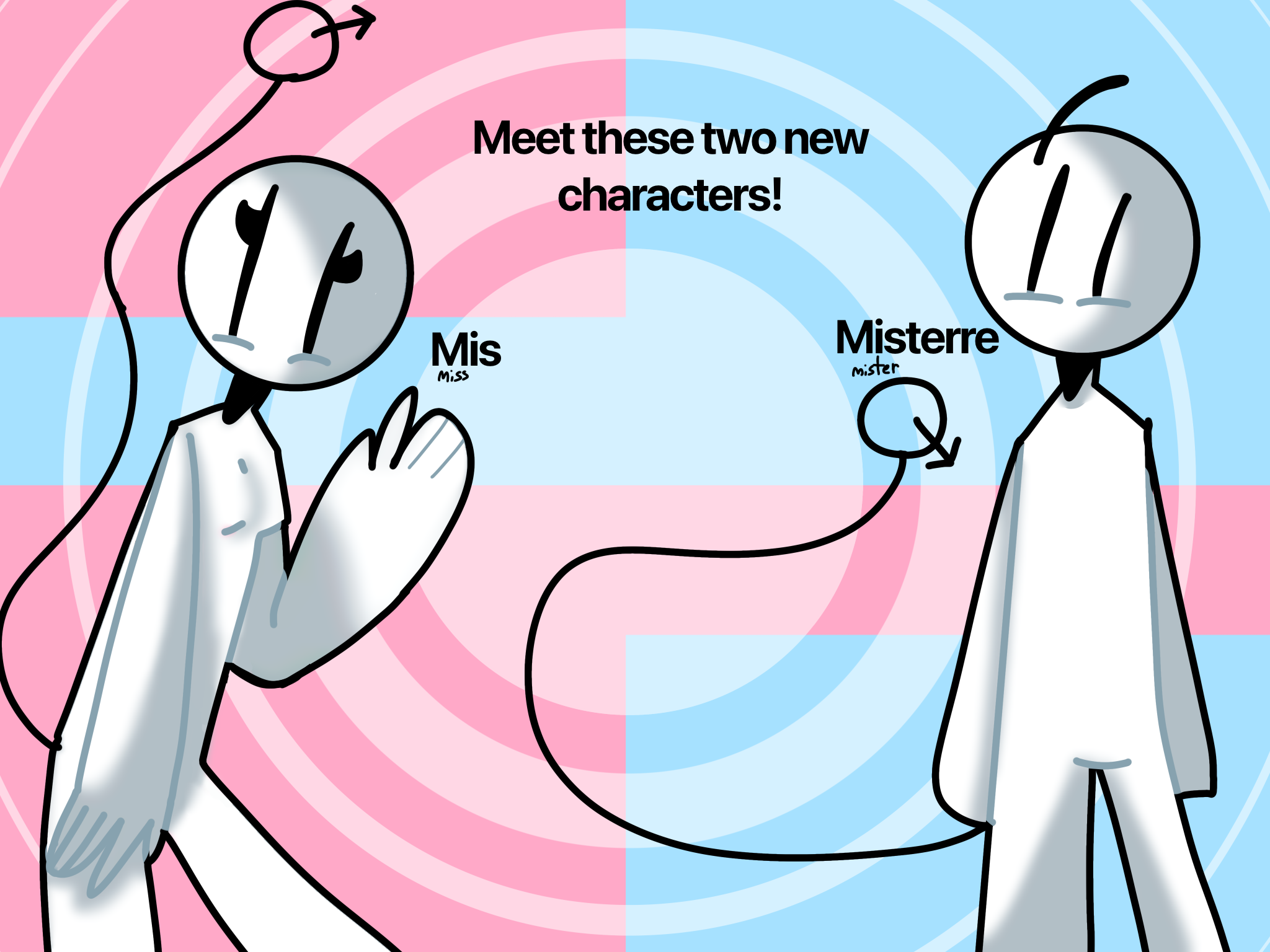 Meet Mis And Misterre! (Miss and mister) - ibisPaint