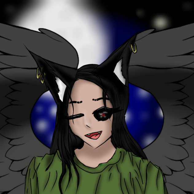 evil wolf girl - ibisPaint