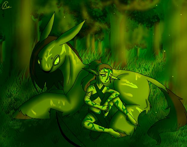 A break after hunting - ibisPaint