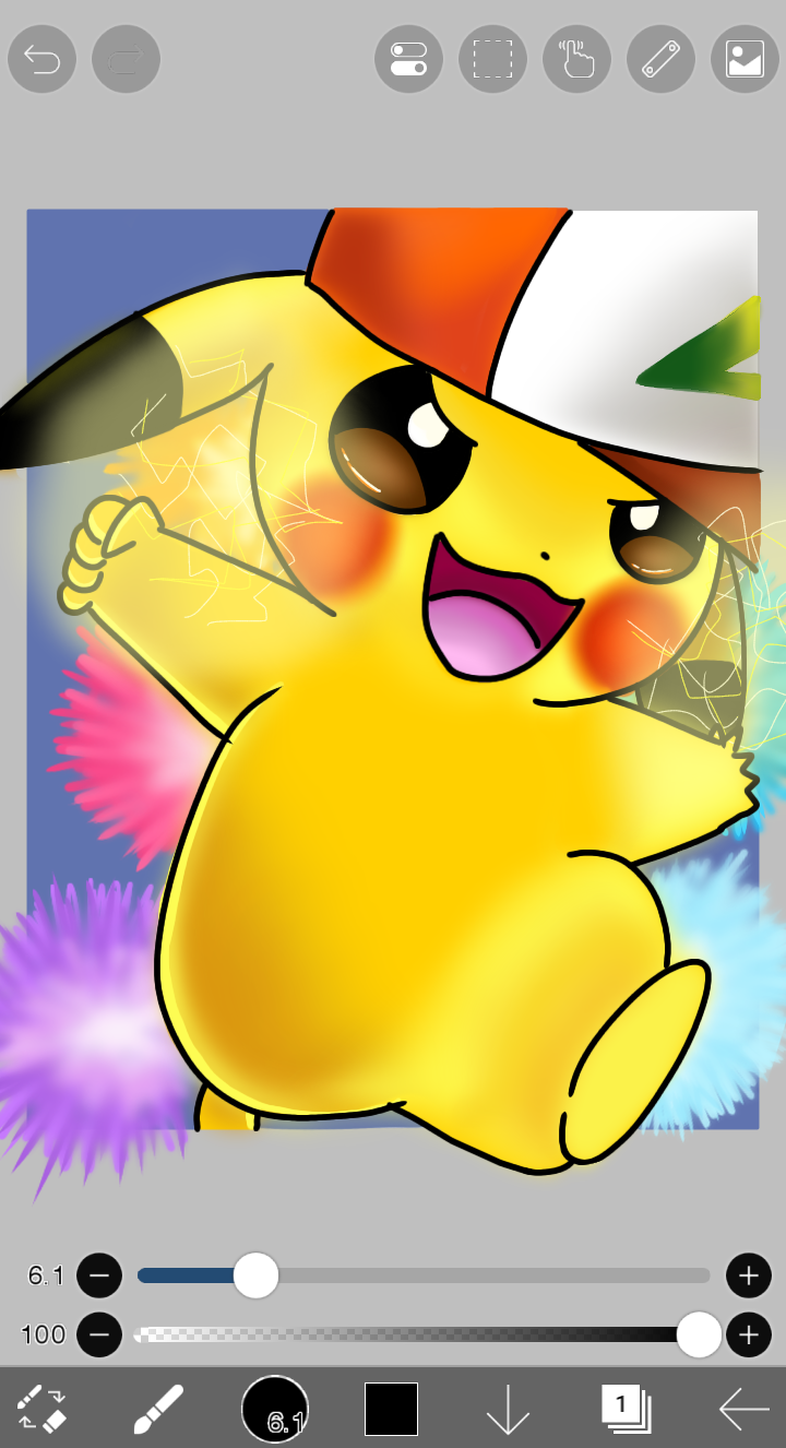 Pikachu Z-move - ibisPaint