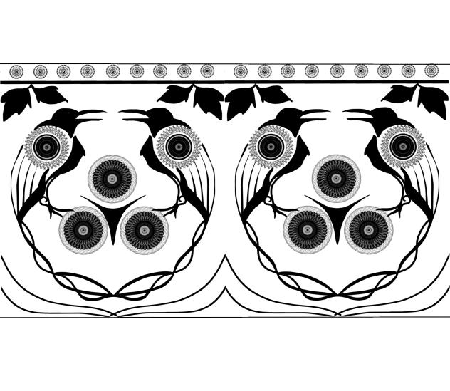 Black and White Nordic Pattern - ibisPaint