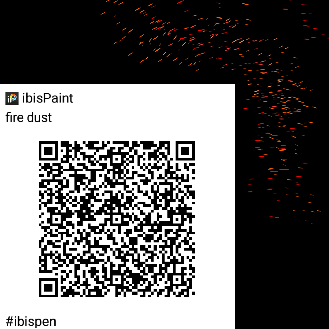 fire dust #ibispen - ibisPaint