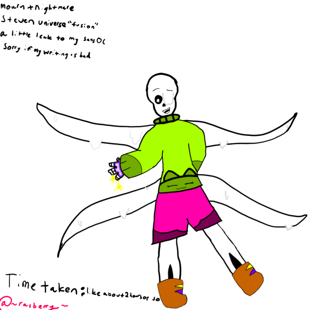 Combining two sans like Steven universe - ibisPaint