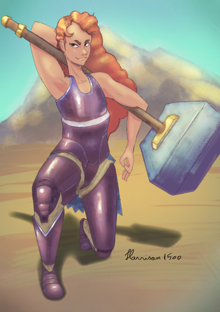 Hammer Girl - ibisPaint