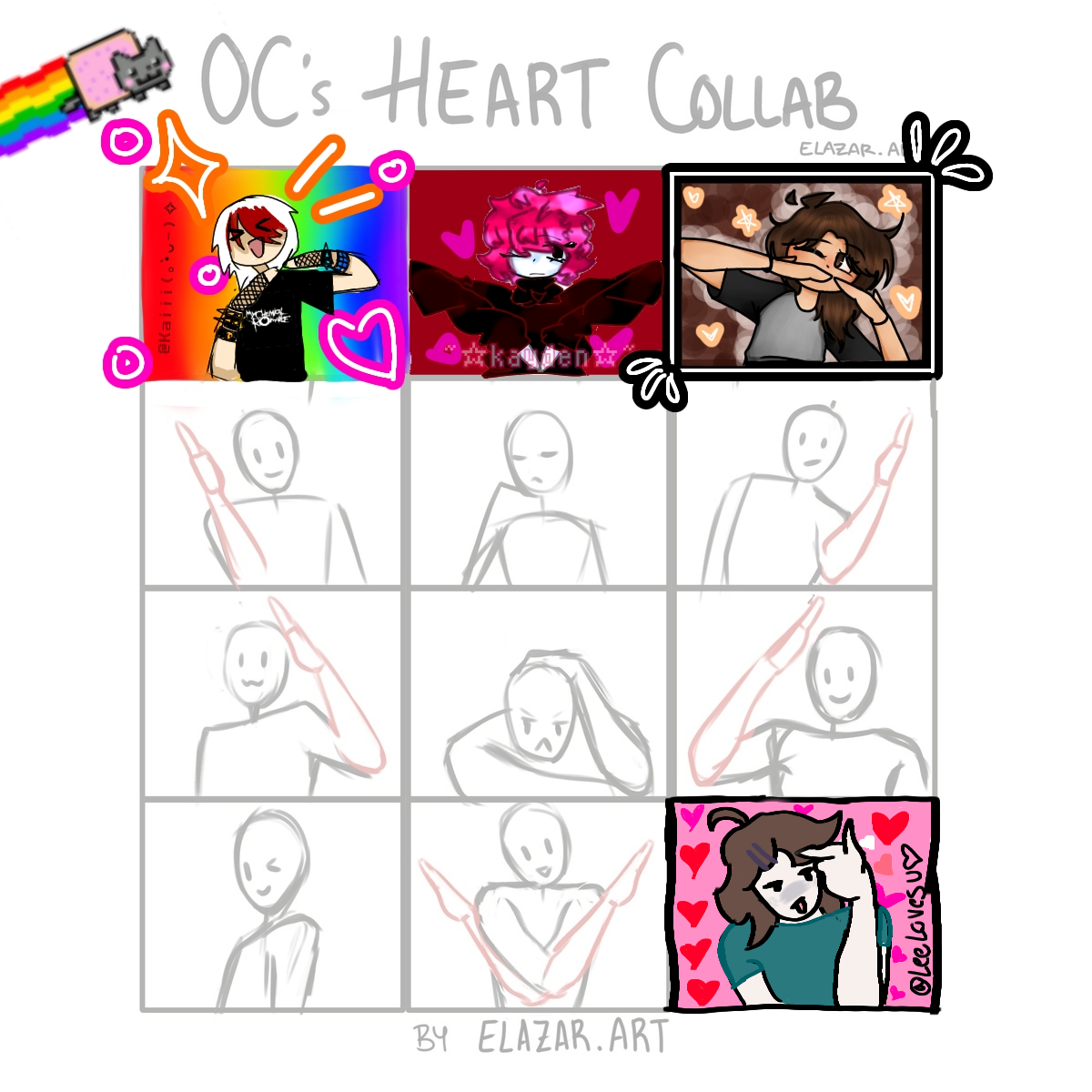 Heart Collab - ibisPaint