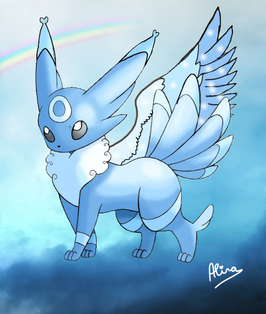 Flying Eeveelution +Breezeon+ - ibisPaint