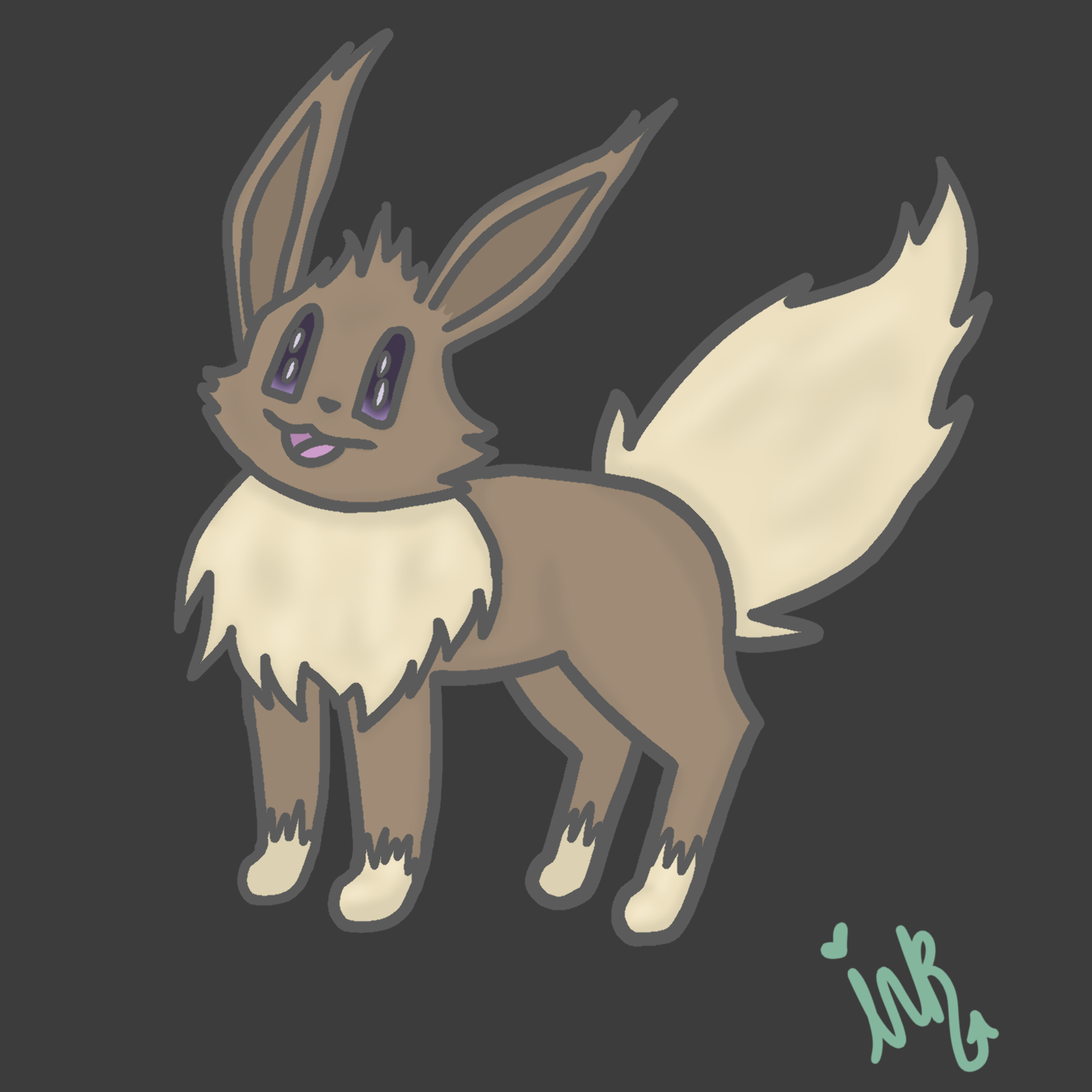 Eeveeon Fakémon - ibisPaint