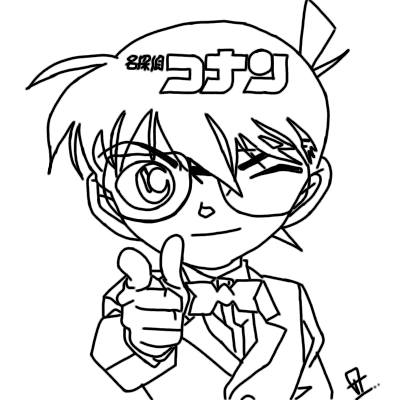 Detective conan - ibisPaint