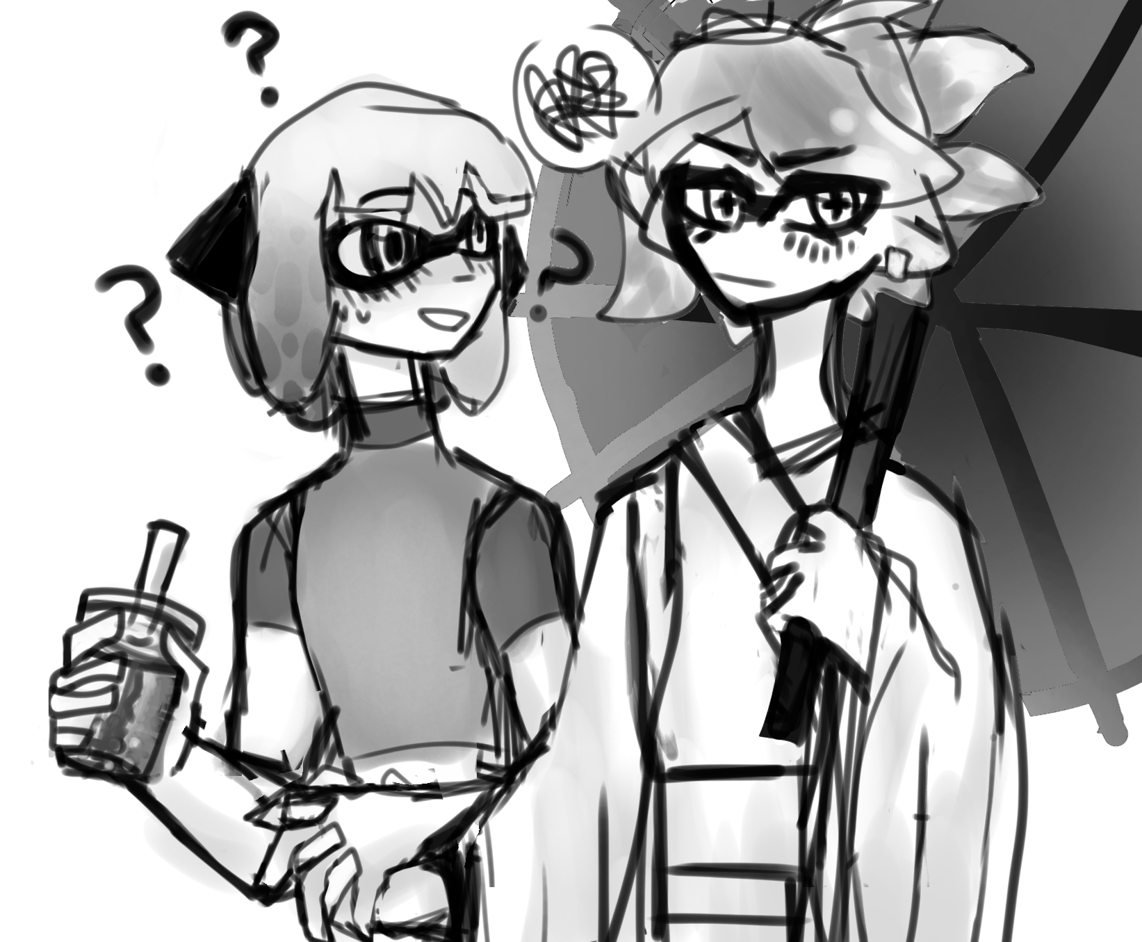 Boba tea date ♡ - ibisPaint