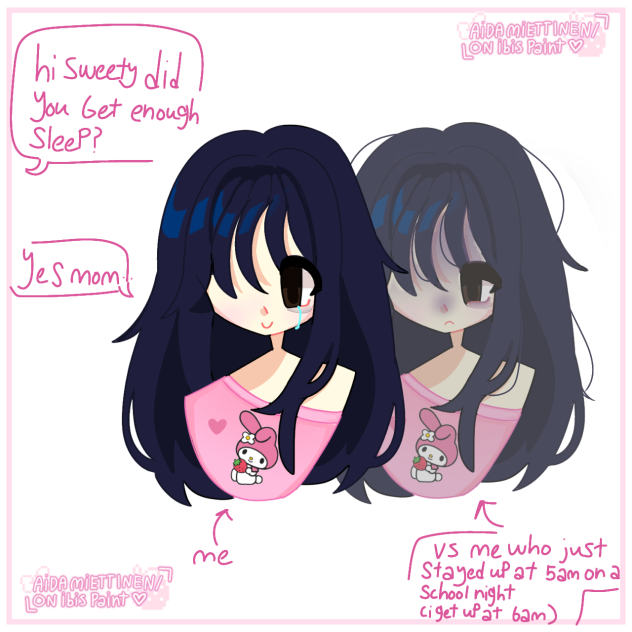 I'm so tired. - ibisPaint