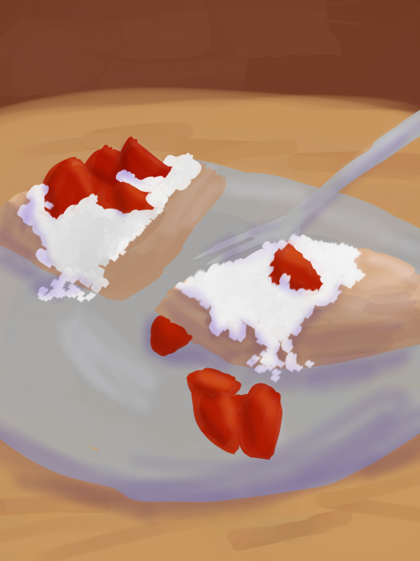 Angel cream waffle - ibisPaint