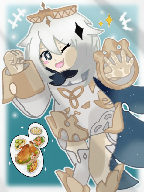 Paimon a faim!!! - ibisPaint