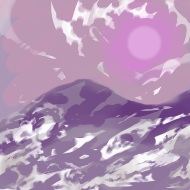 Violet Mountain - ibisPaint