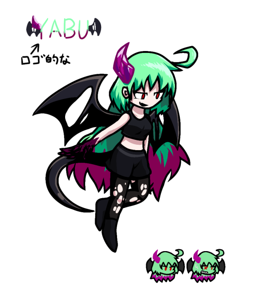demon yabu FNF fanart - ibisPaint