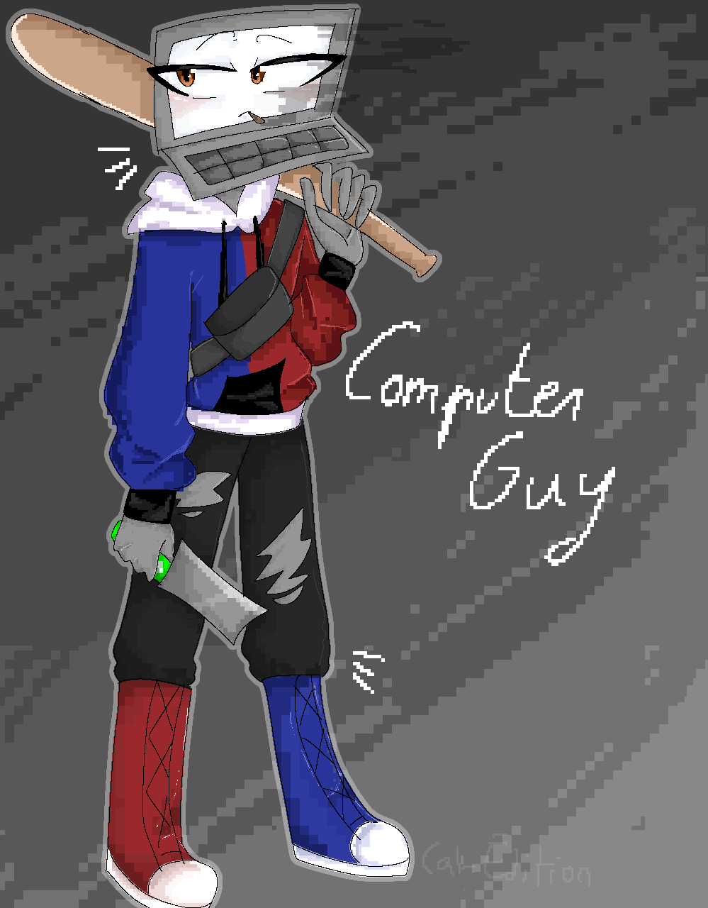 Past Computer Guy ;^; - oc - ibisPaint