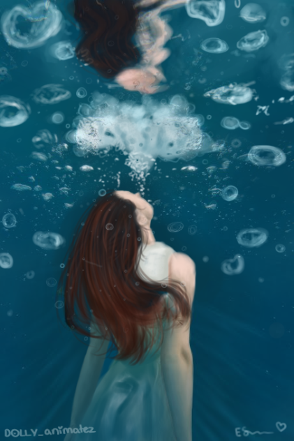 Drowning beauty 🫧 - ibisPaint