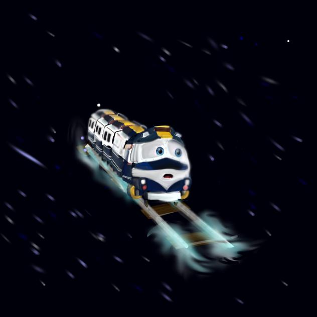 robot train season 1 discovery of new wo - ibisPaint