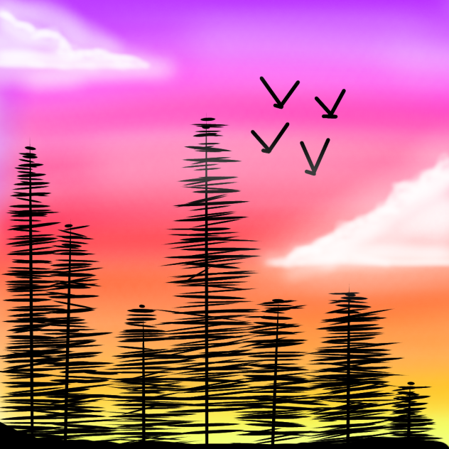 landscape scenery - ibisPaint