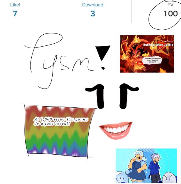 TYSM FOR 100 VIEWS!!! - ibisPaint