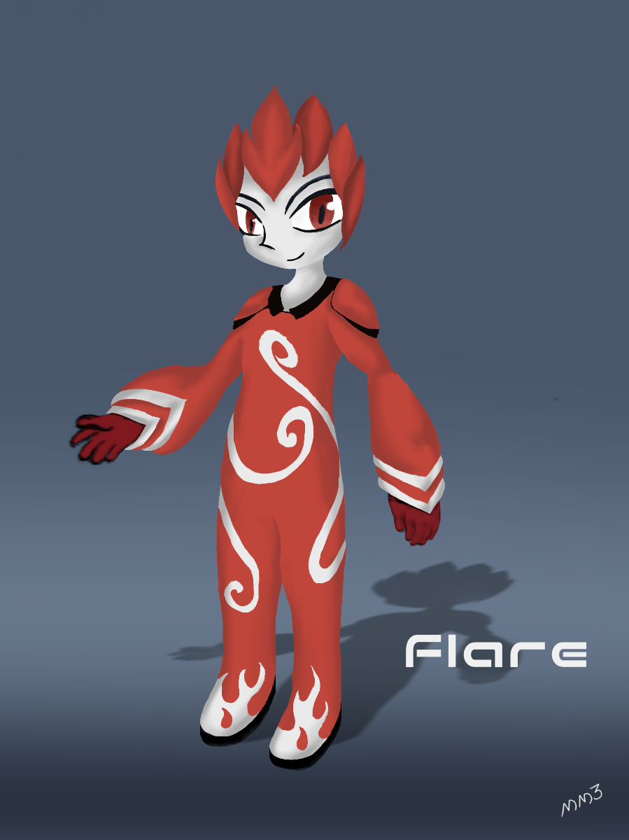 flare - mascot - ibisPaint