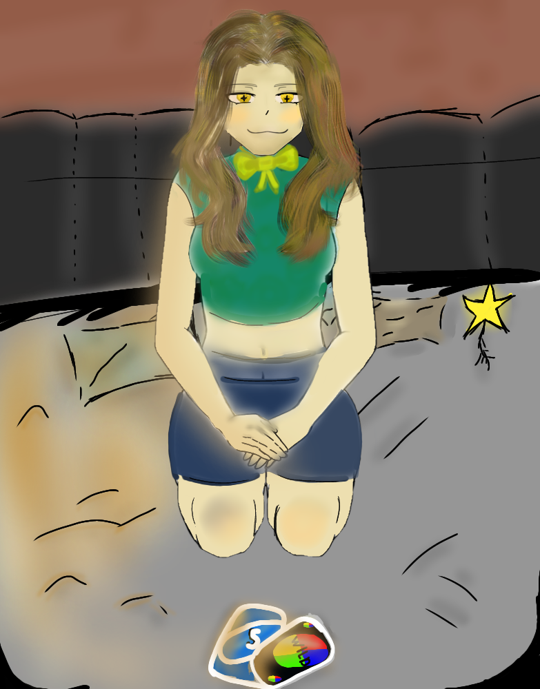 play Uno with her - ibisPaint