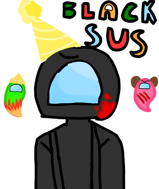 black is sus - ibisPaint