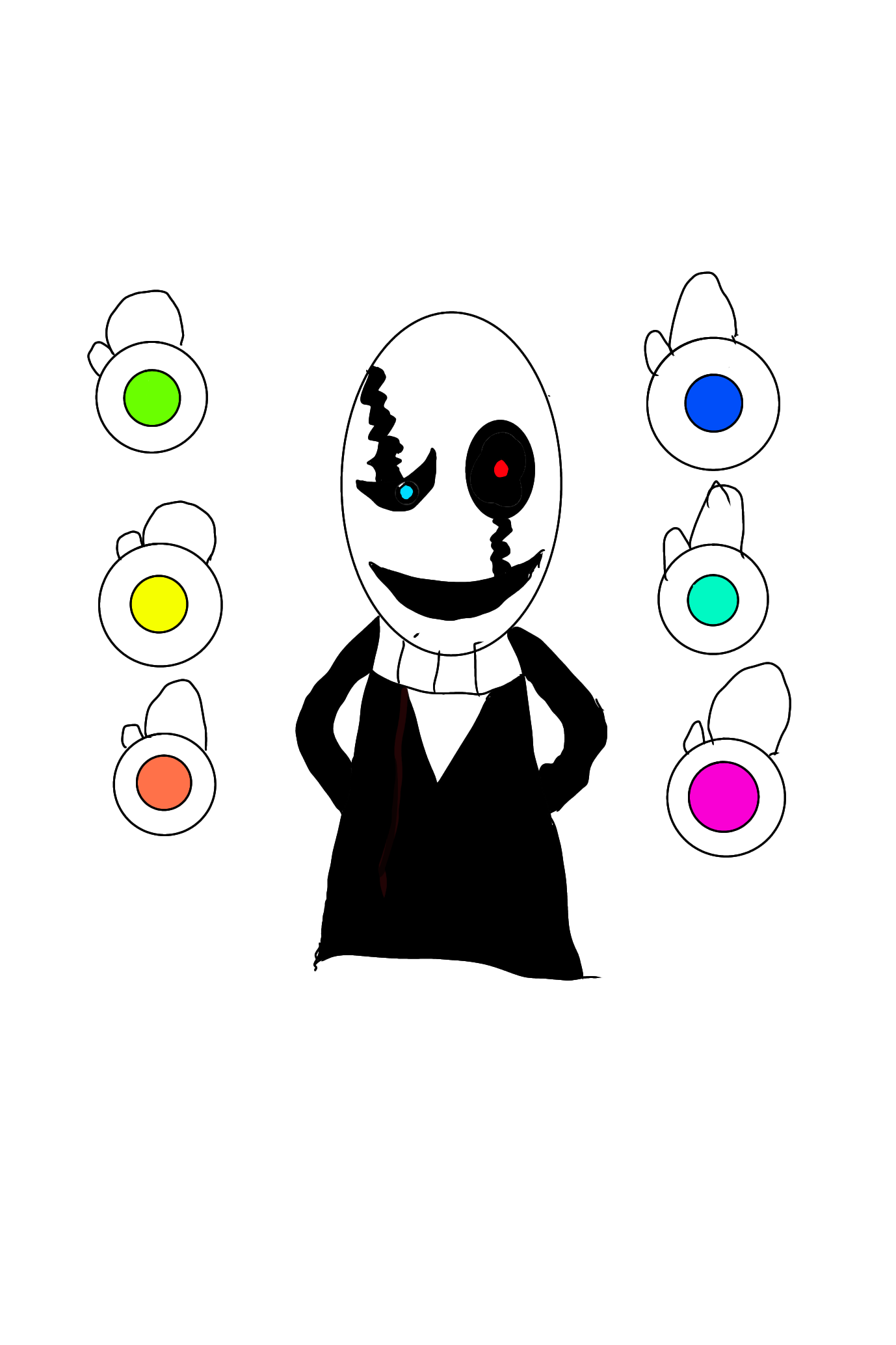 gaster - ibisPaint