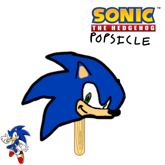 Modern Sonic Popsicle - ibisPaint