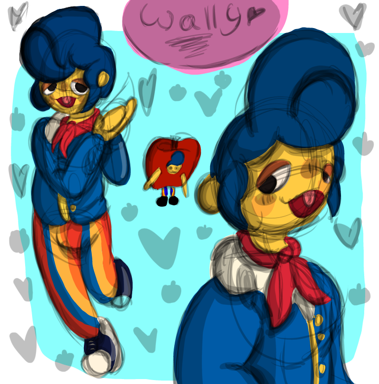 Wally Darling character sheet - ibisPaint