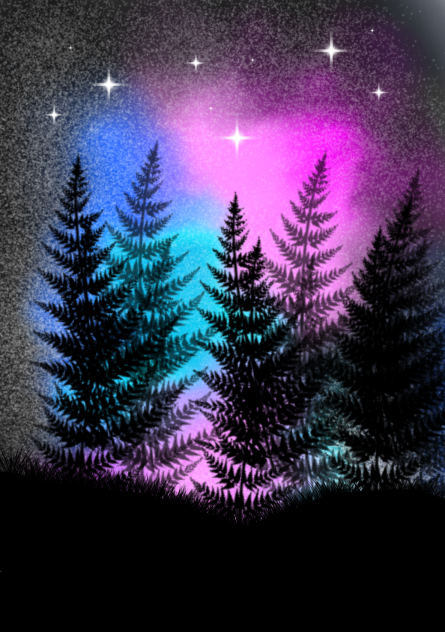 A forest in the unknown 1 [speedpaint] - ibisPaint