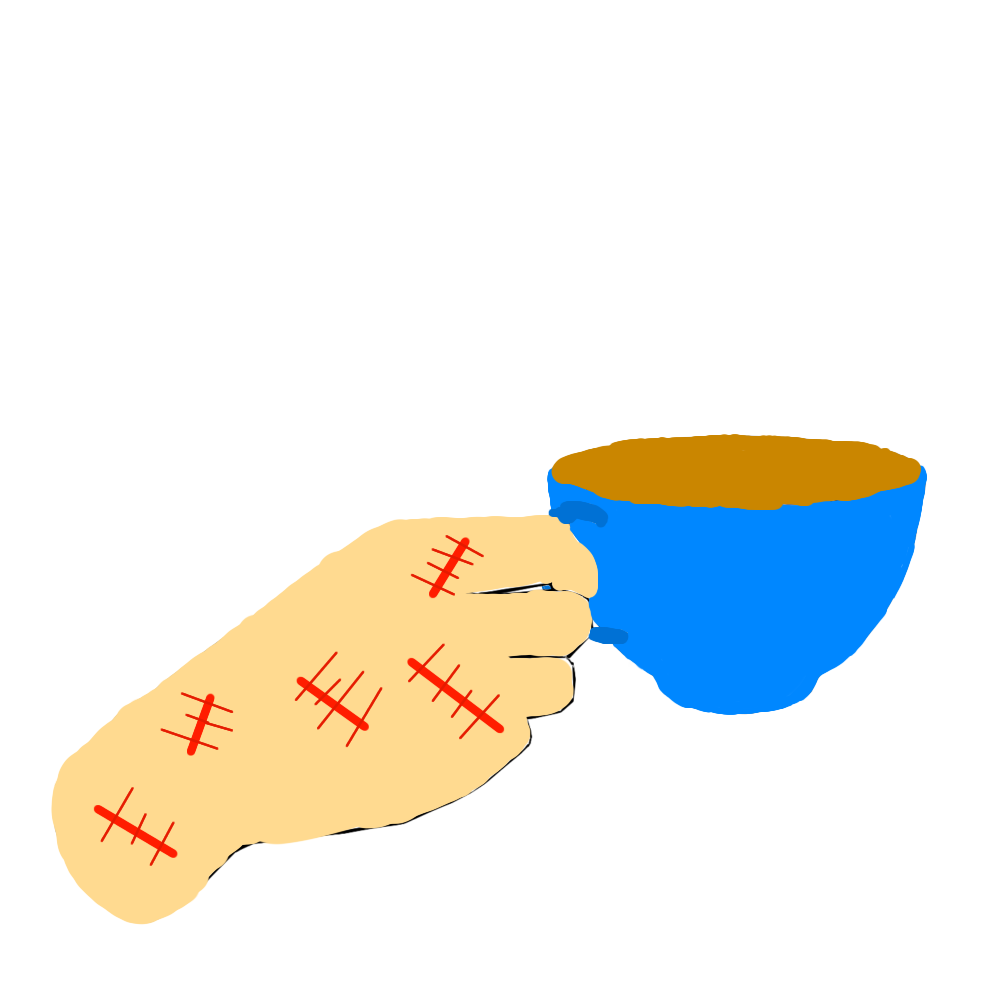 ice cold hand (from Wednesday) - ibisPaint