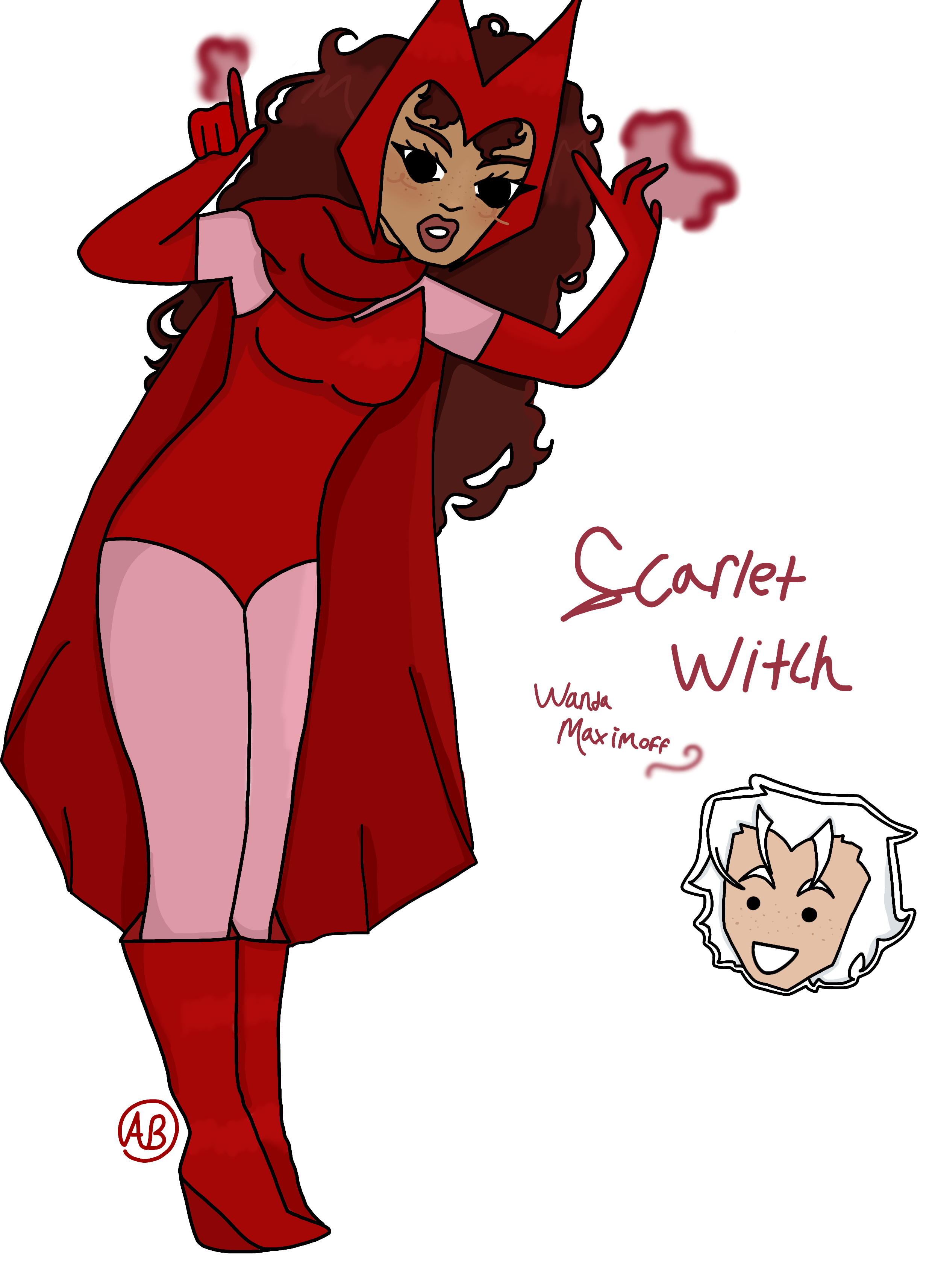 The Scarlet Witch + Pietro - ibisPaint