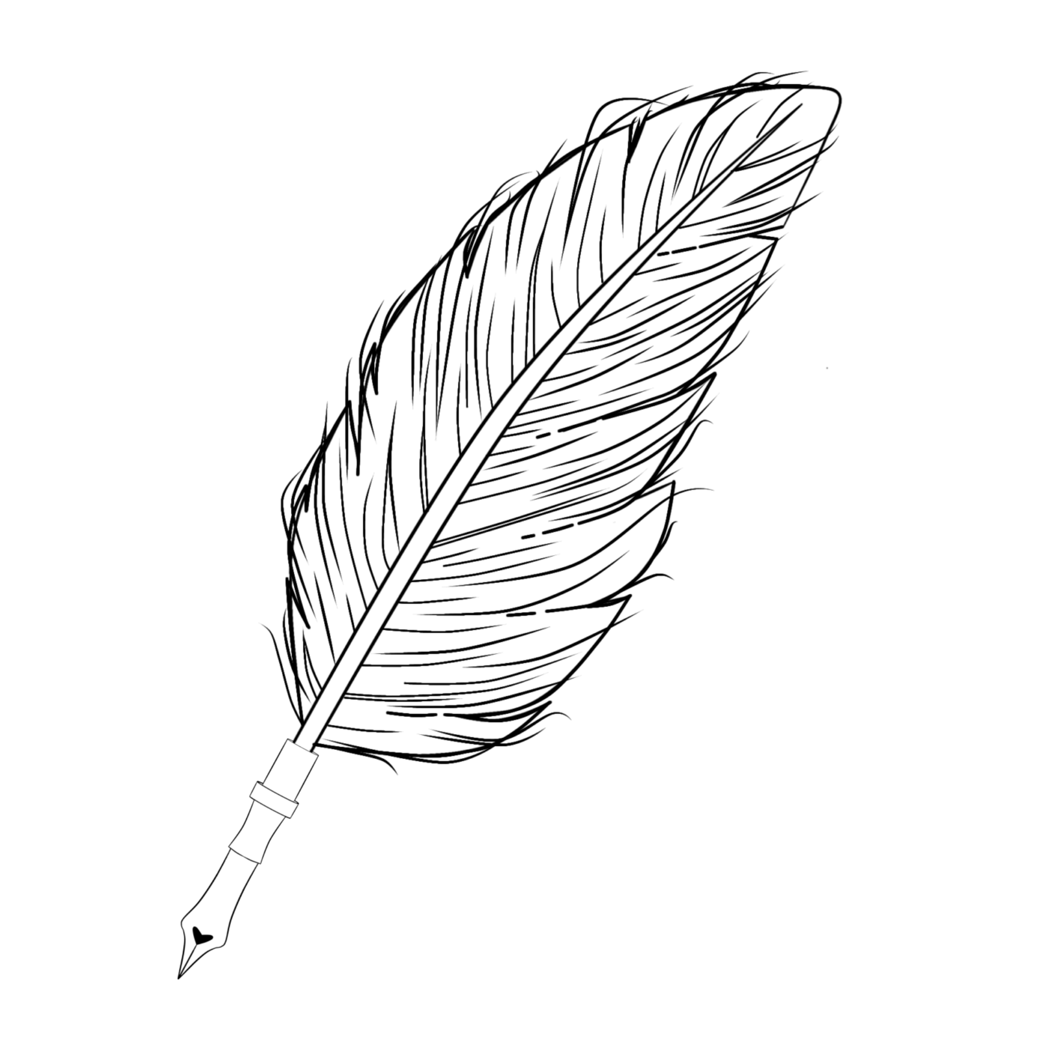 feather pen - ibisPaint