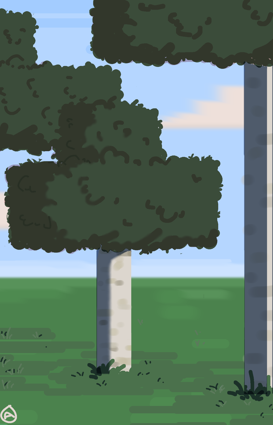 Minecraft tree - ibisPaint