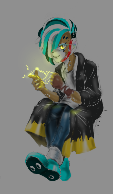 techno tiger from RADIOACTIVE - ibisPaint