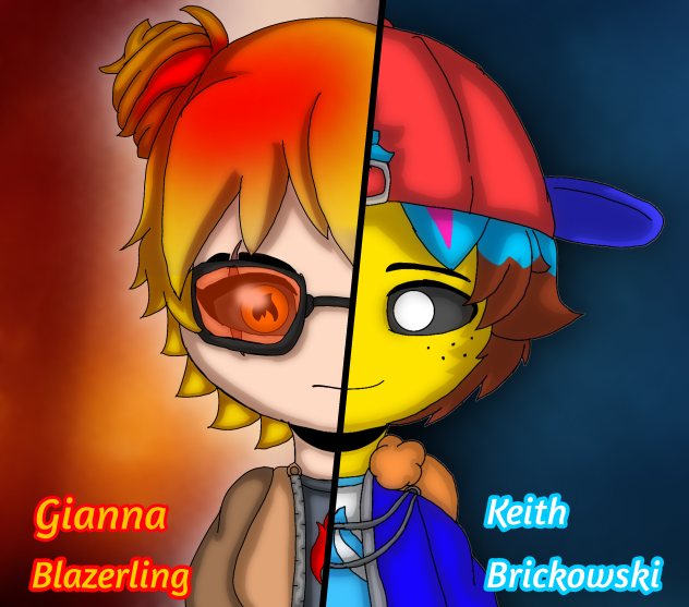 Keith.B💧 and Gianna.B🔥 - ibisPaint
