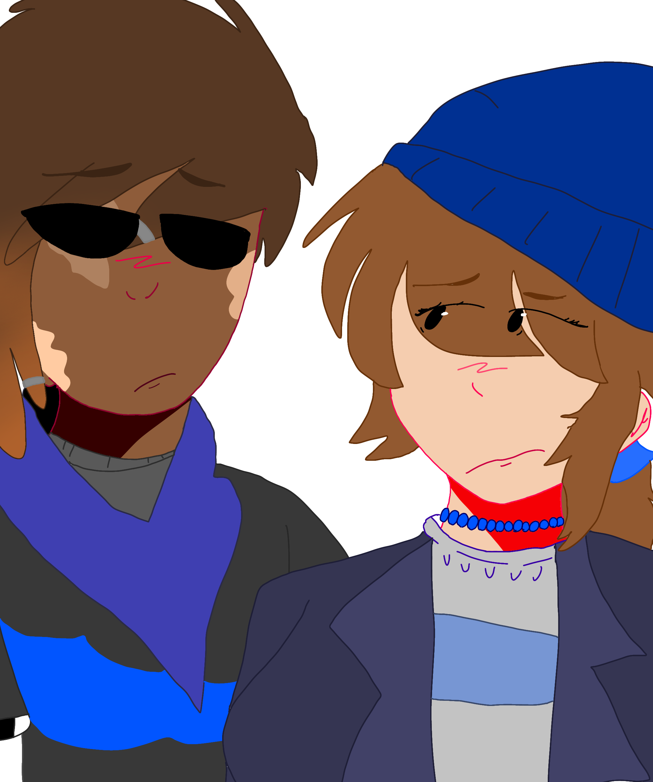 Theo and Jane bc why tf not - ibisPaint