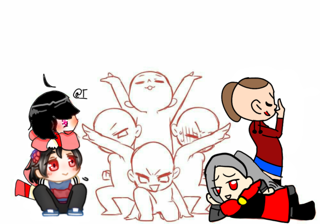 Posing collab - ibisPaint