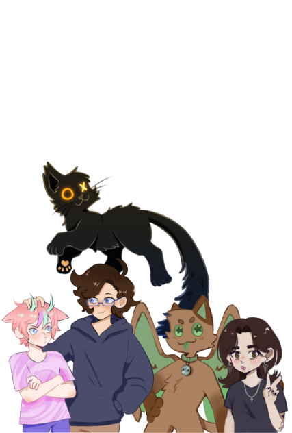 filling the page with ocs - ibisPaint