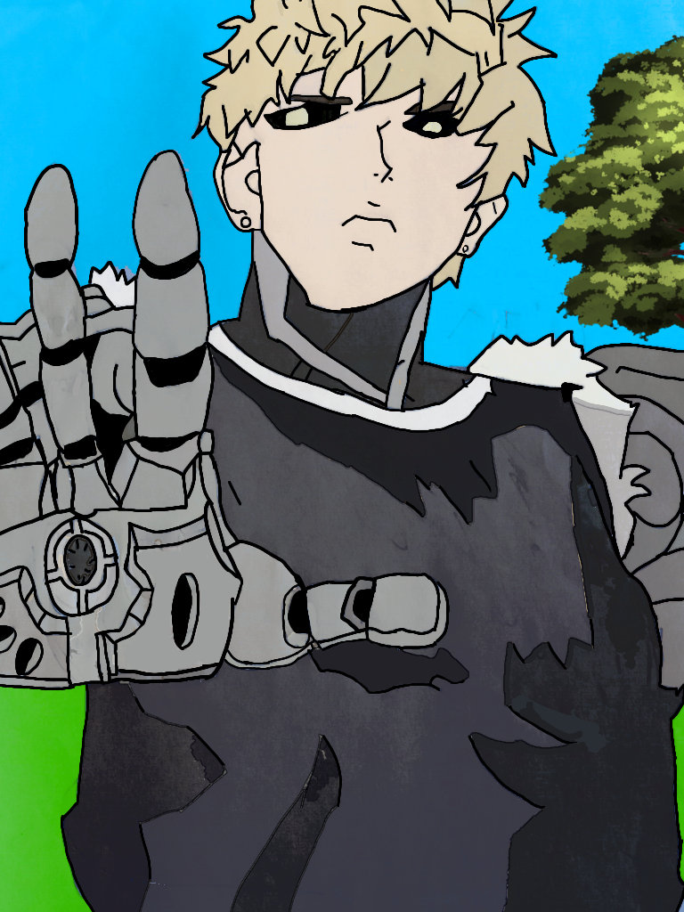 genos one punch man - ibisPaint